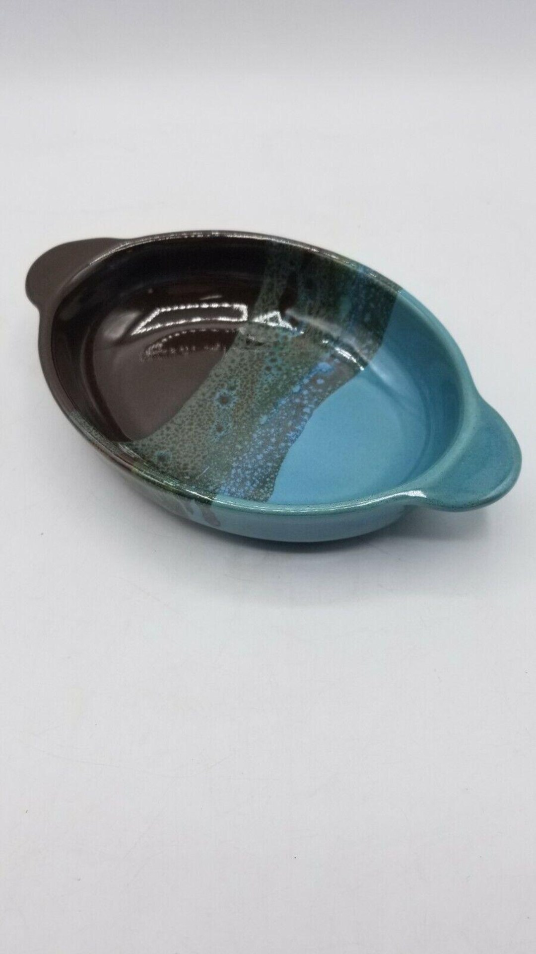Neher Glazed Pottery Clay in Motion Small Ramekin Ocean Tide - Etsy