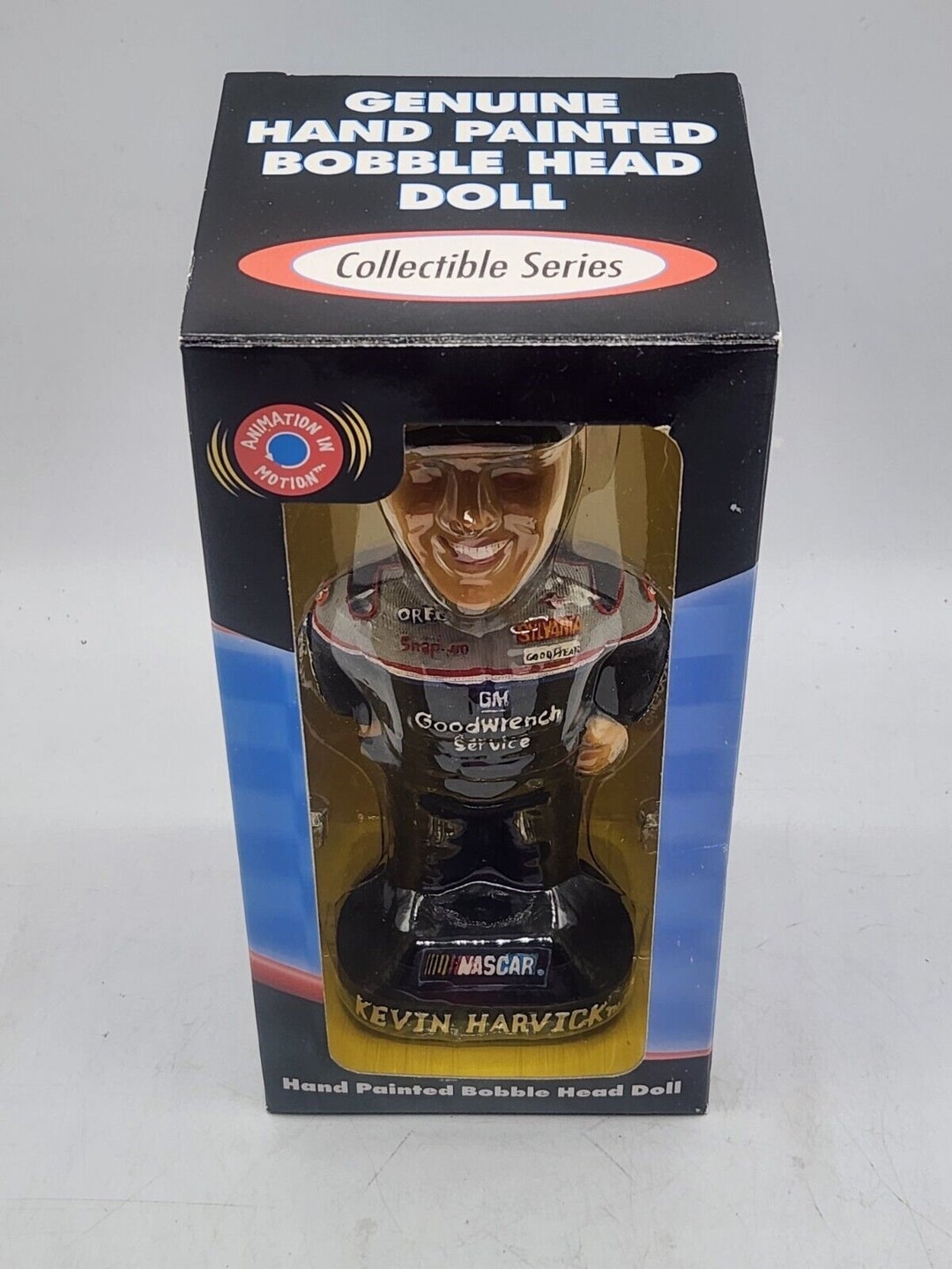 Bobble Dobbles NASCAR Kevin Harvick Hand Painted Bobblehead - Etsy