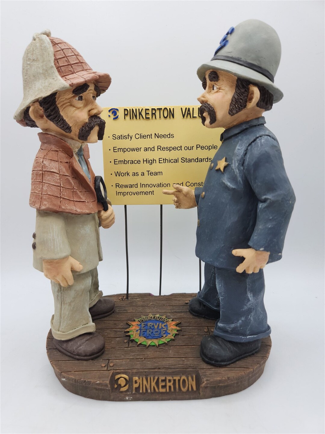Pinkerton Security Service Heroes Values Figurine - Etsy
