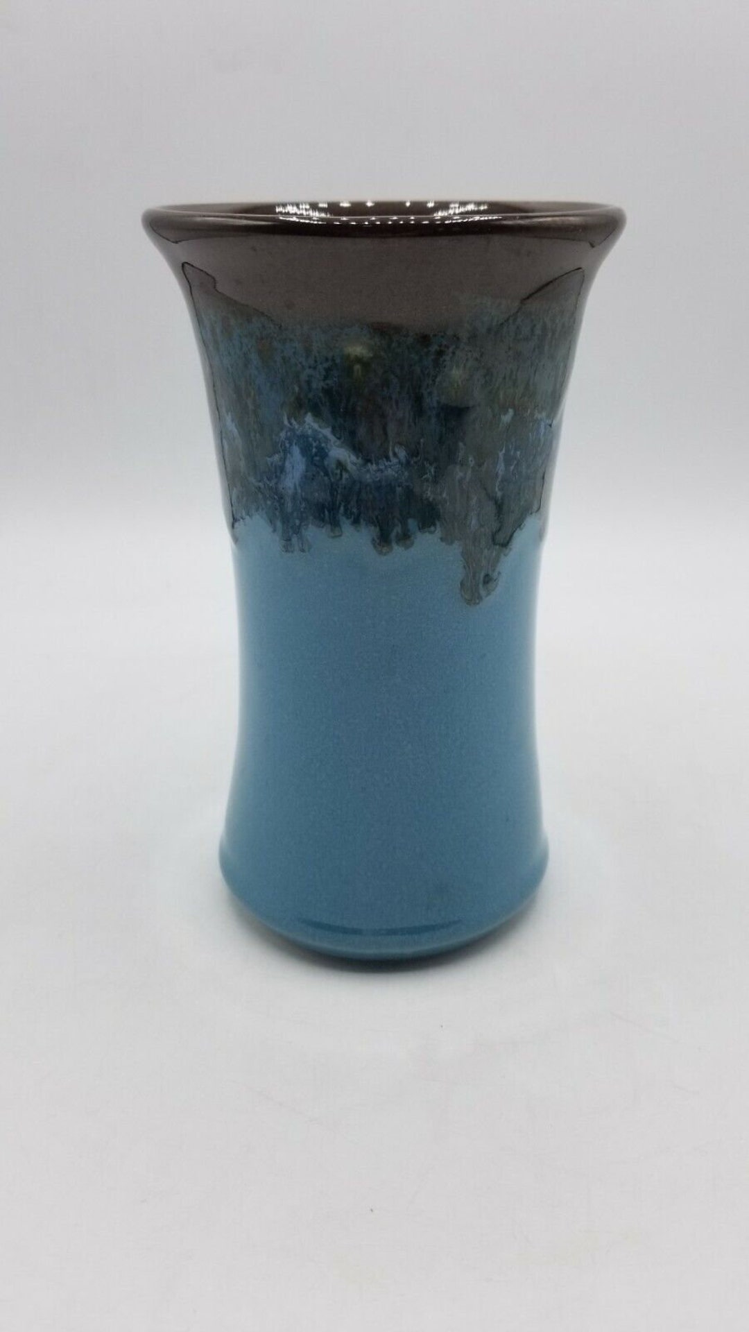 Neher Glazed Pottery Clay in Motion Ocean Tide Tumbler Signed - Etsy