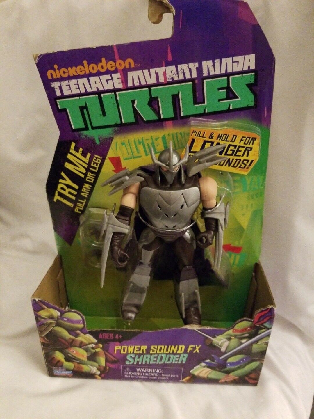 Teenage Mutant Ninja Turtles Nickelodeon Power Sound FX Shredder Action ...