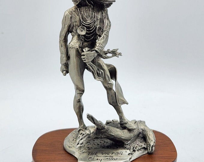 Chilmark Fine Pewter "the Victor" Cheyenne - 1980 Boyette - Etsy