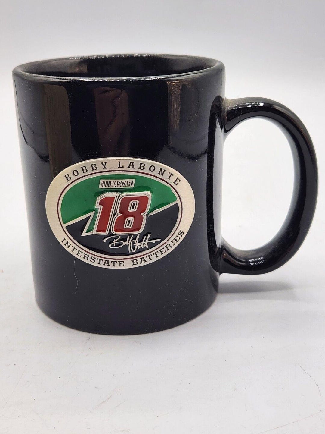 Bobby Labonte Interstate Batteries Nascar #18 Pewter Medallion Coffee ...