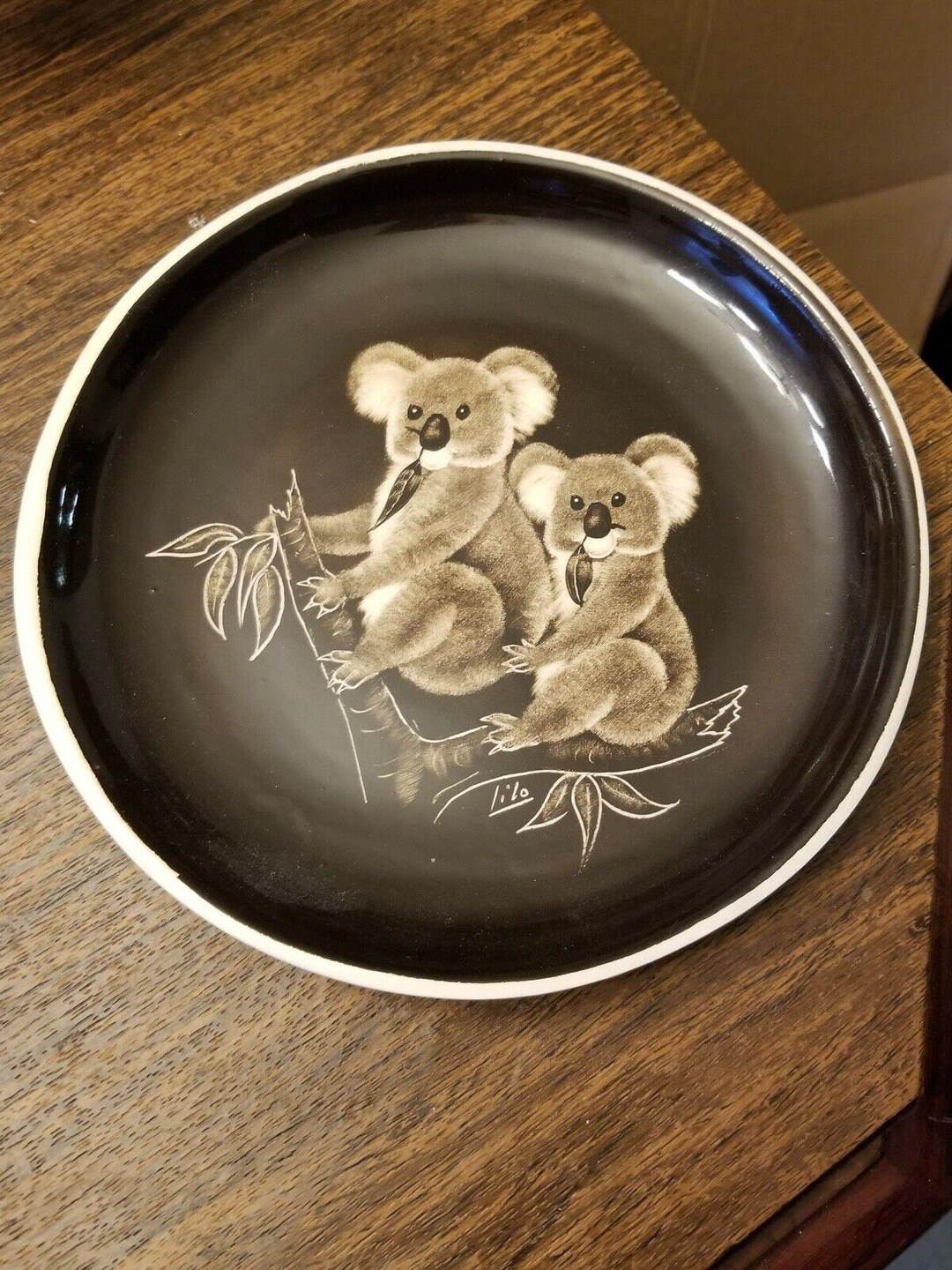 Lilo Bully Australia Koala Plate - Hand Made and Painted - Etsy