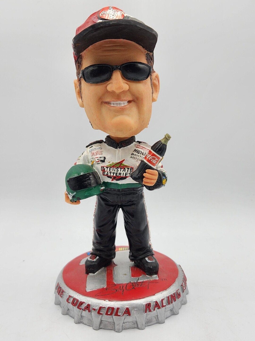 Coca Cola Racing Family Bobby Labonte #18 Bobblehead Nascar Signed 4691 ...