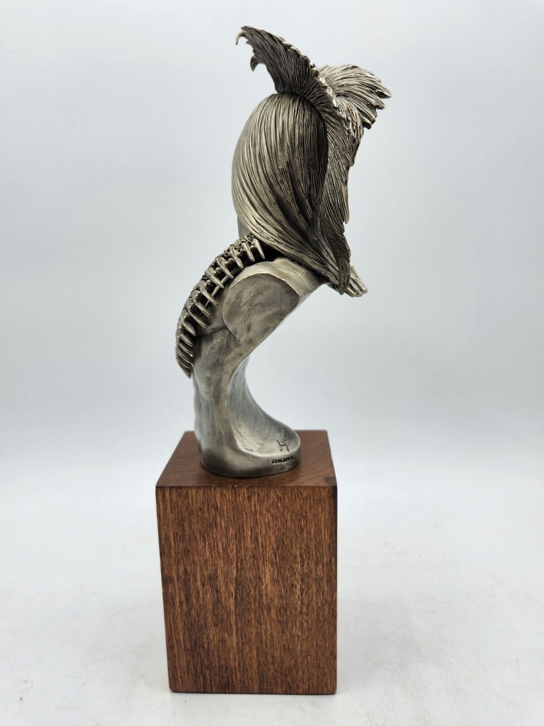 Chilmark Guardian of the Plains Proud Warrior Fine Pewter Statue on ...