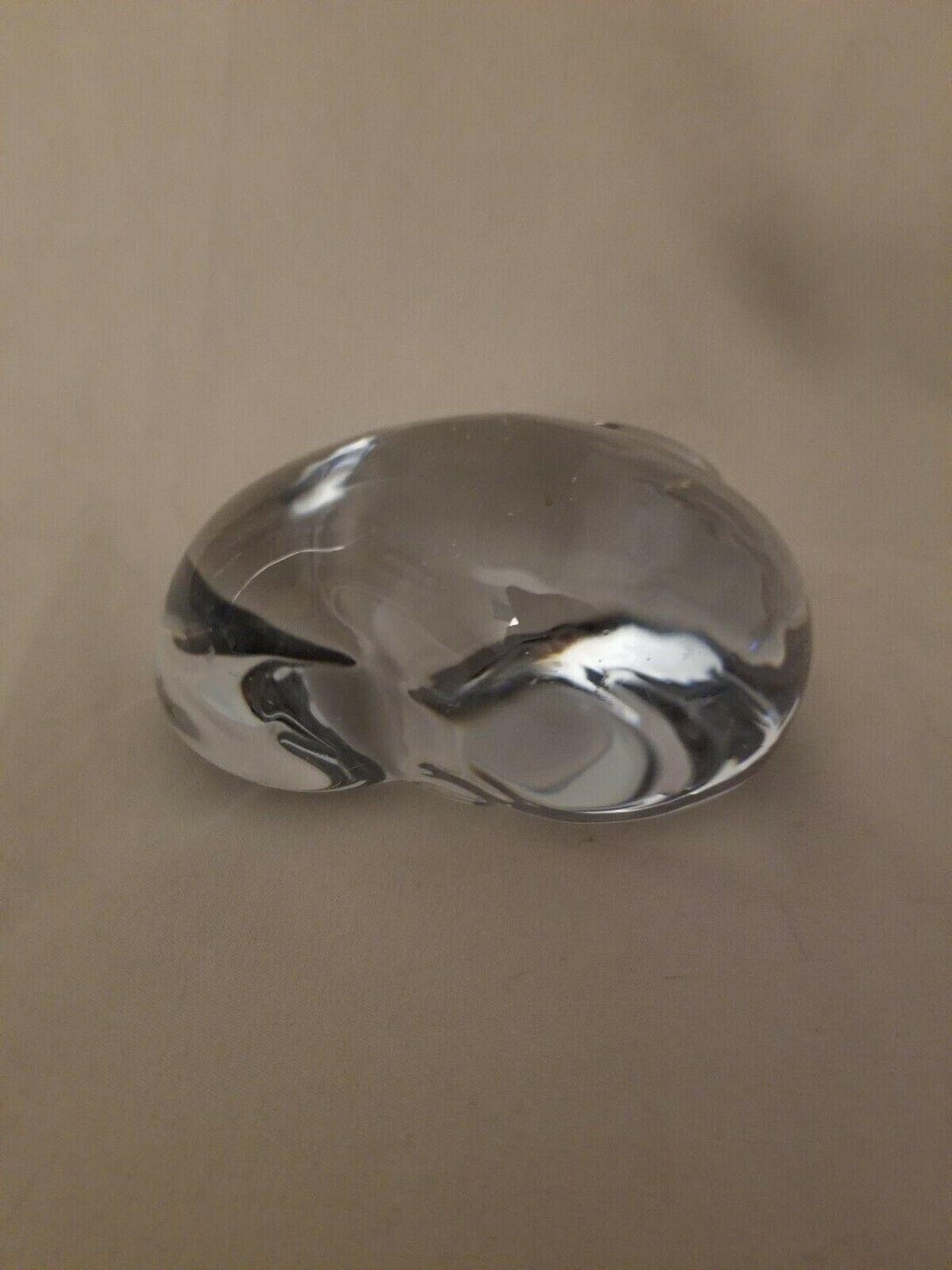 Crystal Glass Sea Shell Paperweight Possibly Langsam-billig - Etsy