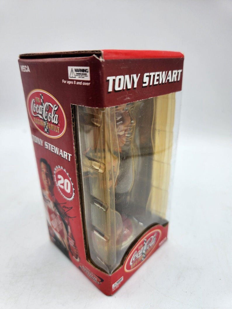 NECA Coca-cola Racing Family Bobble Head Knocker Tony Steward - Etsy