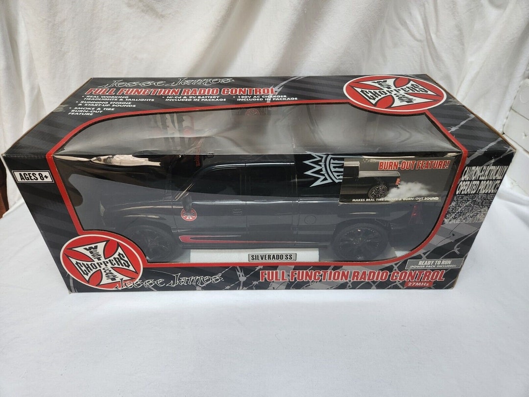 West Coast Choppers Jesse James Jet Black Silverado SS Radio Control R ...