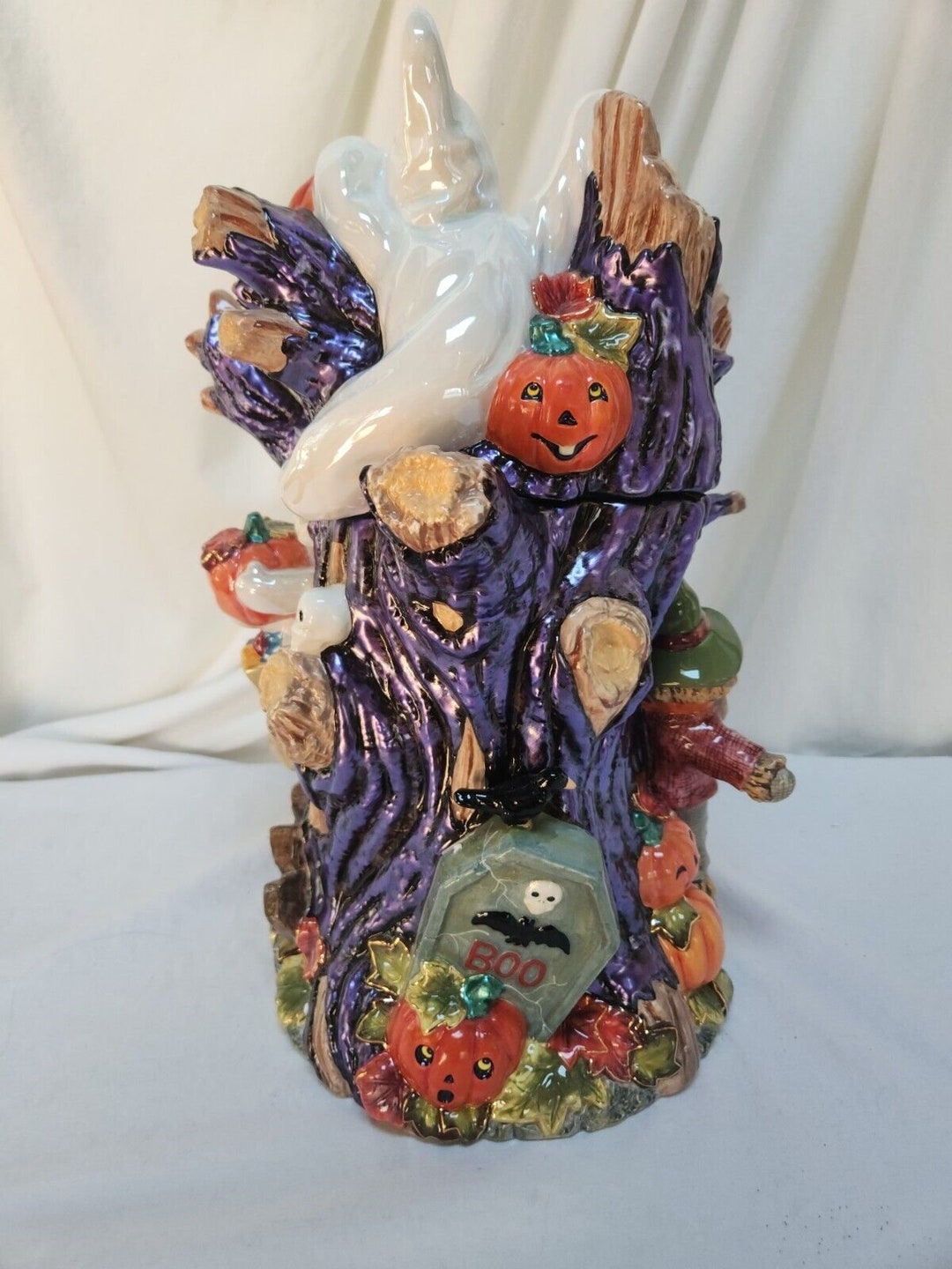 Christopher Radko hoot N Howl Cookie Jar in Original Box - Etsy