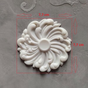 Silicone Mold Whirpool Overlay, Mold for Clay, Mold for Resin, Mold for ...