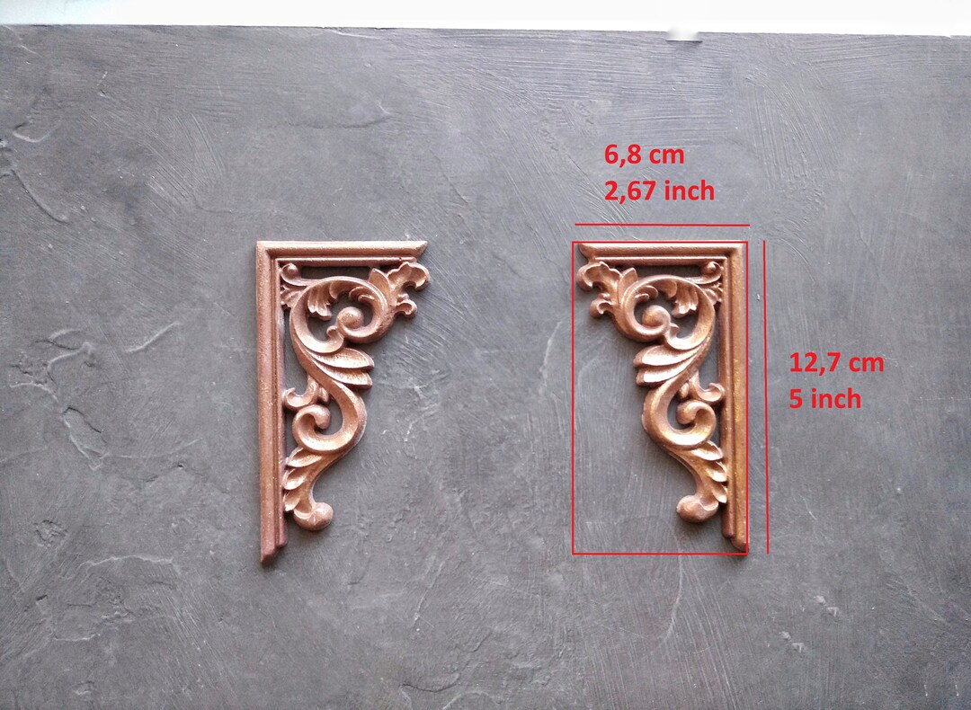 Resin Corners Set (1left+1right) Chic Corners for Furniture Upcycling ...