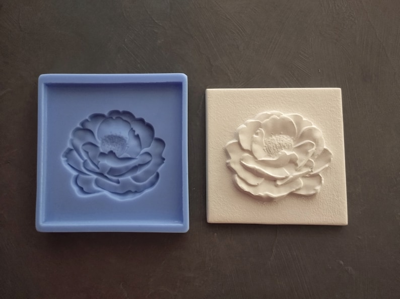 Silicone Tiles Mold Flower Silicone Forms Silicone Moulds - Etsy