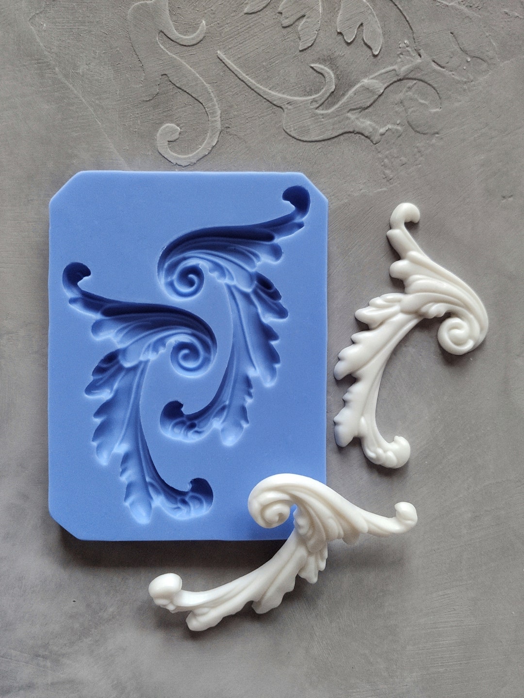 Silicone Mold Vintage Appliques, Furniture Onlays, Furniture Upcycling ...