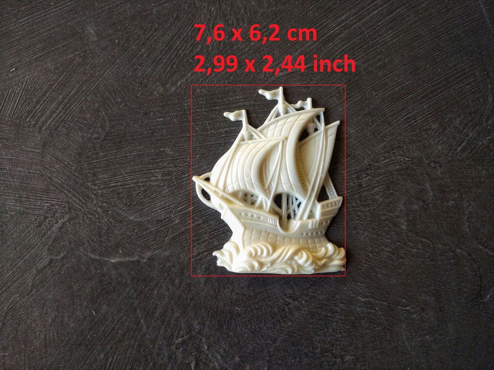 Sailboat Silicone Mold for Applique , Little Frigatt Onlay Mold ...