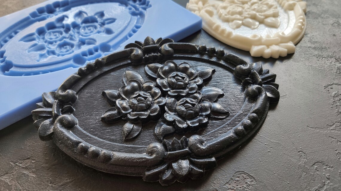 Silicone Mold Flower Bouquet / Applique Mold / Silicone Mold / - Etsy