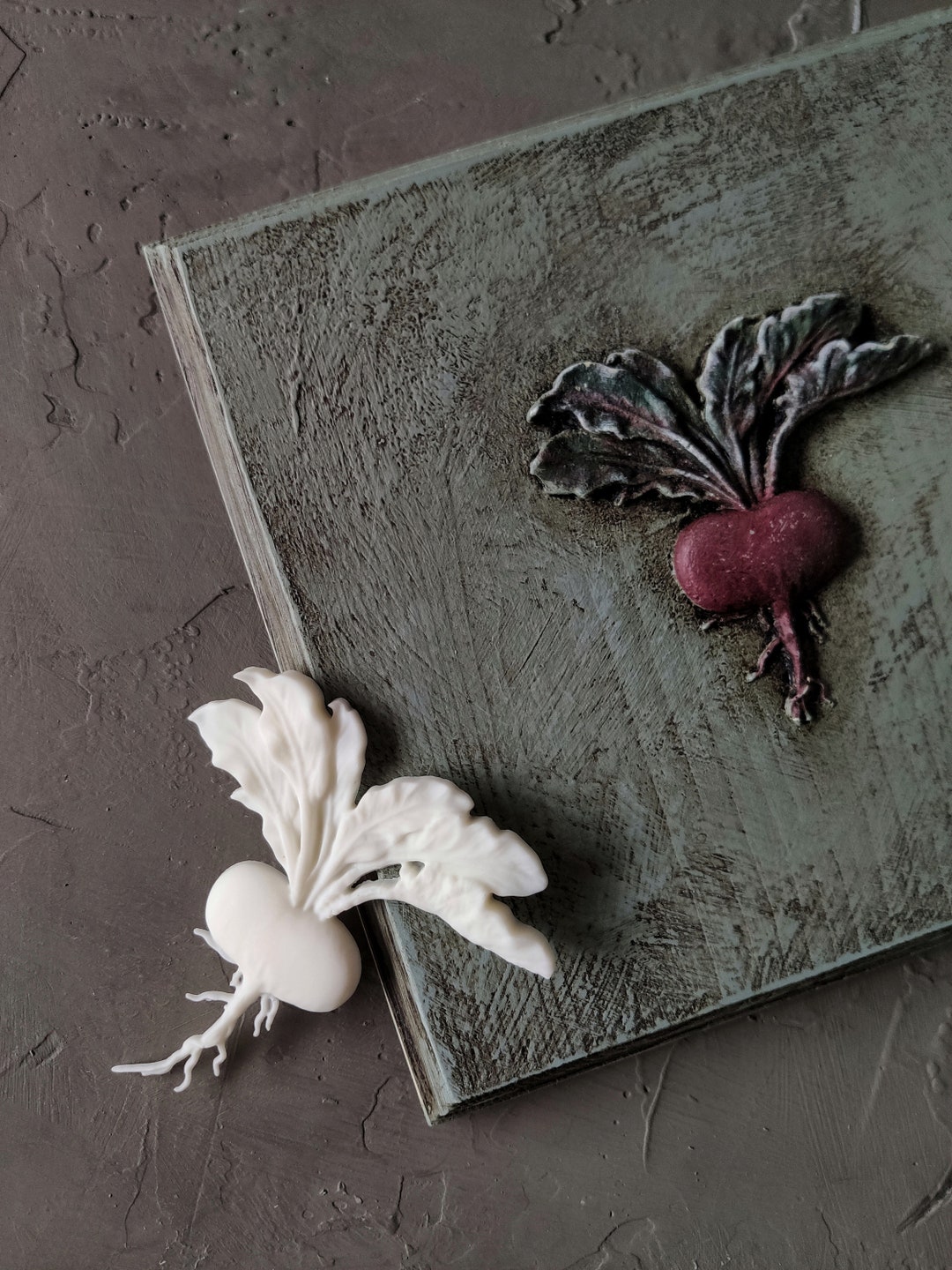 Beetroot Resin Applique, Furniture Ornaments, Upcycling Decor (11x9.2cm ...
