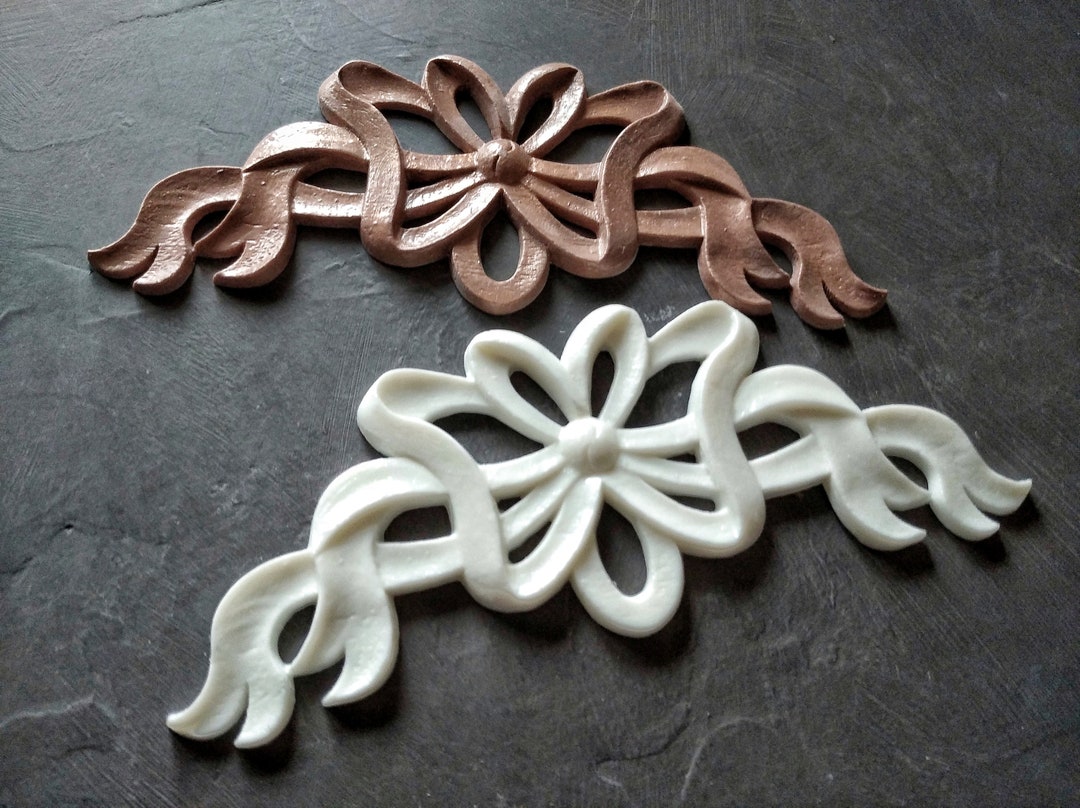 Bow Overlay for Furniture Makeover Renovation, Furniture Appliques ...