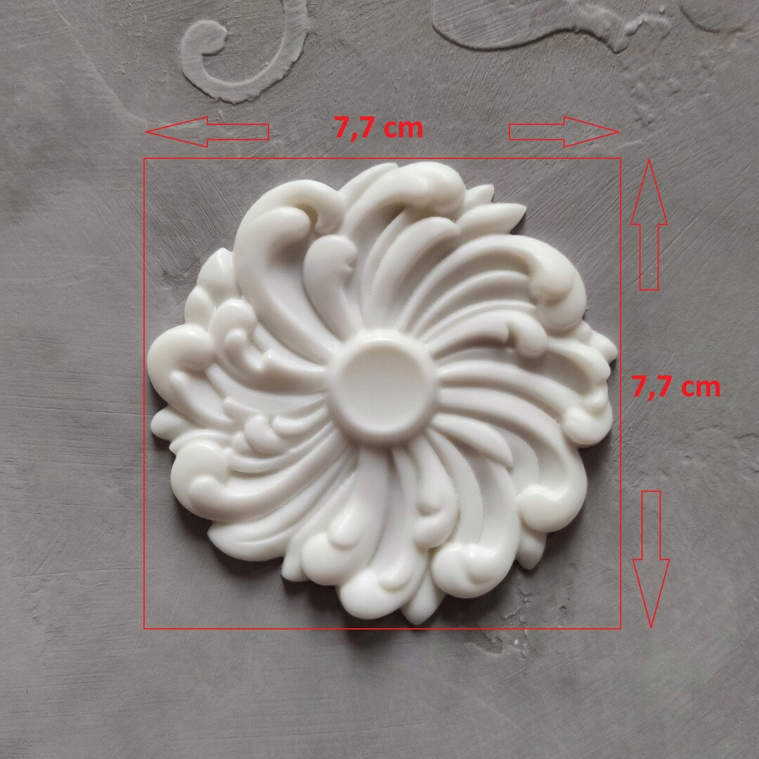 Whirlpool Resin Furniture Onlay | Decorative Applique (3x3 Inch) - Etsy