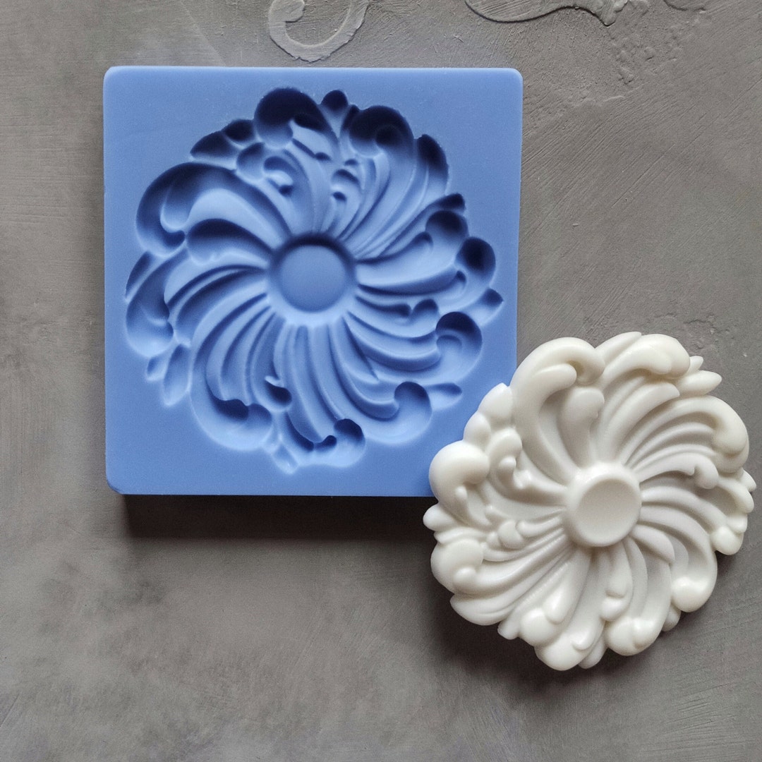 Silicone Mold Whirpool Overlay, Mold for Clay, Mold for Resin, Mold for ...