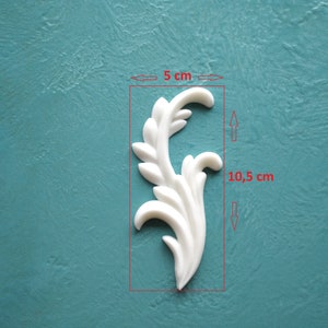 Silicone Mold Chic Pair 2 / Applique Mould / Silicone Mould / - Etsy