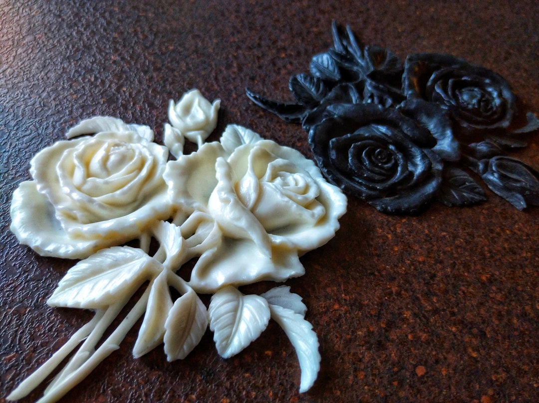 Roses Resin Flowers Bush , Furniture Makeover , Decorative Moldings ...