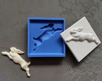 Rabbit Mold Concrete - Etsy