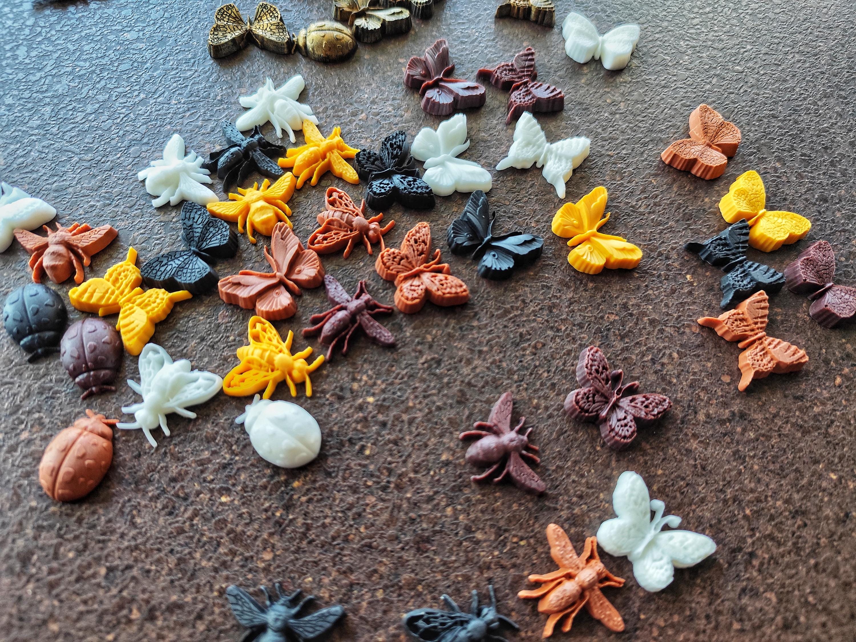 Flying Insect Silicone Mold: Bee, Butterfly, Ladybug, Fly - Etsy