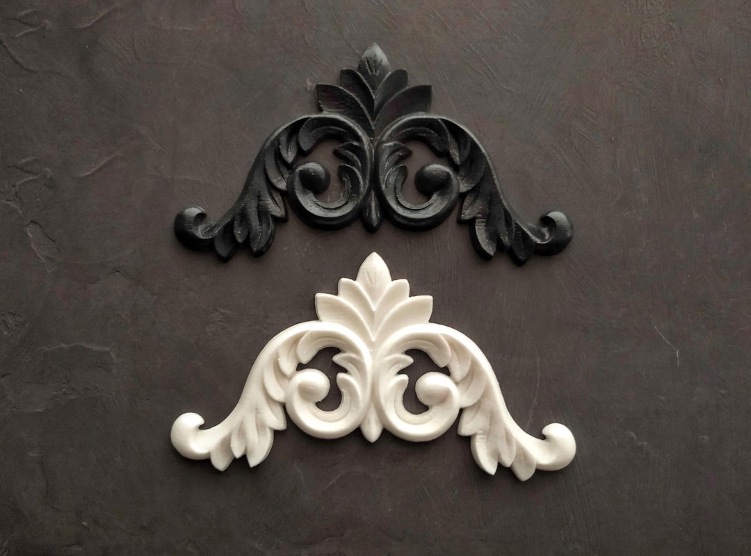 Decorative Corners Set (2pcs) , Furniture Appliques, Resin Corners ...