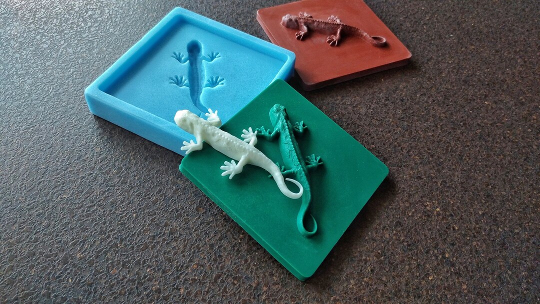Lizard Tile Silicone Mold (9.8x9.8cm): DIY Craft Supplies - Etsy