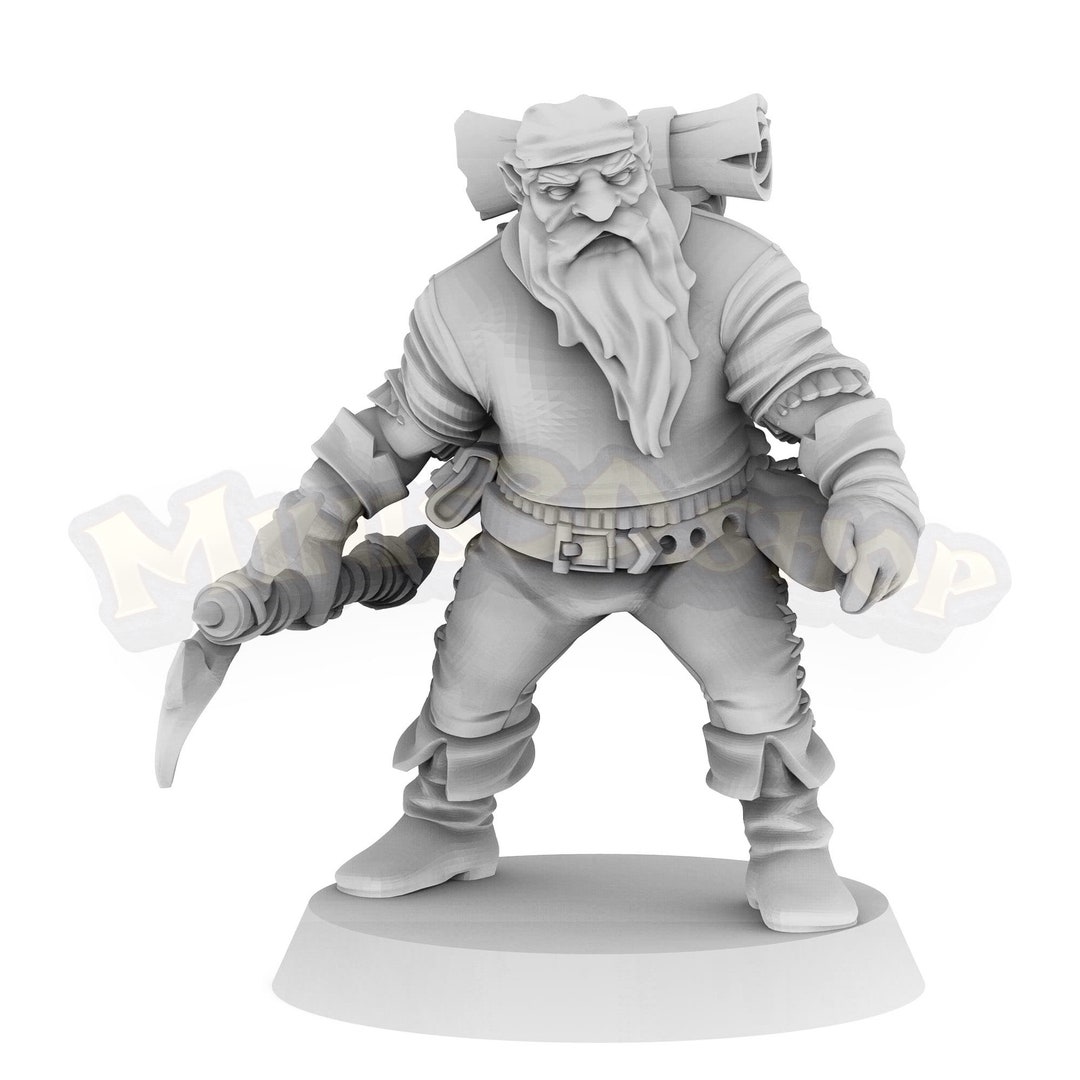 Mage of the Mirror Extras Prospector B - HQ Dungeon by Minis3d - Etsy