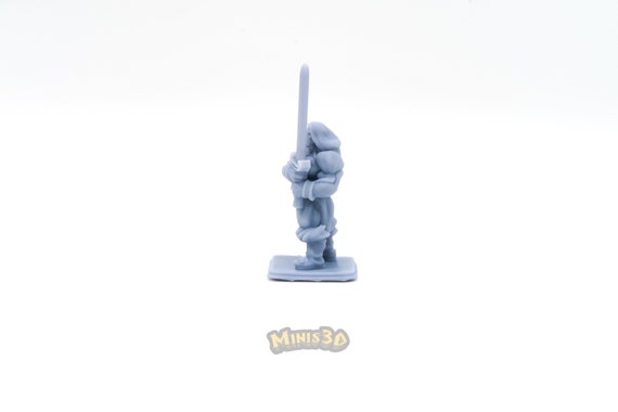 Retro Barbarian Female Schizzo Heroquest RETROCRUSADE F Minis3D Toys ...