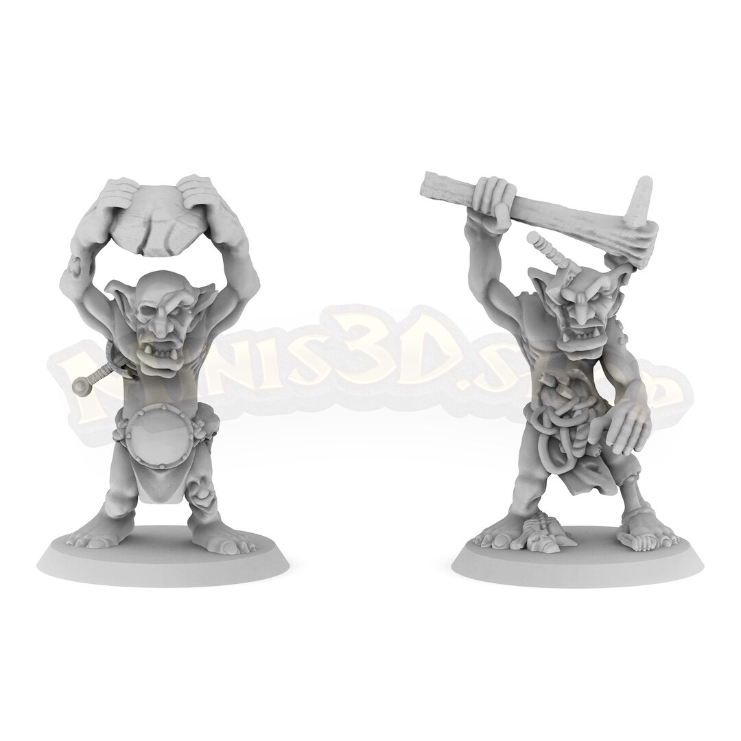 Zombie Trolls - HQ Dungeon - Minis3d by Enfenix - Etsy