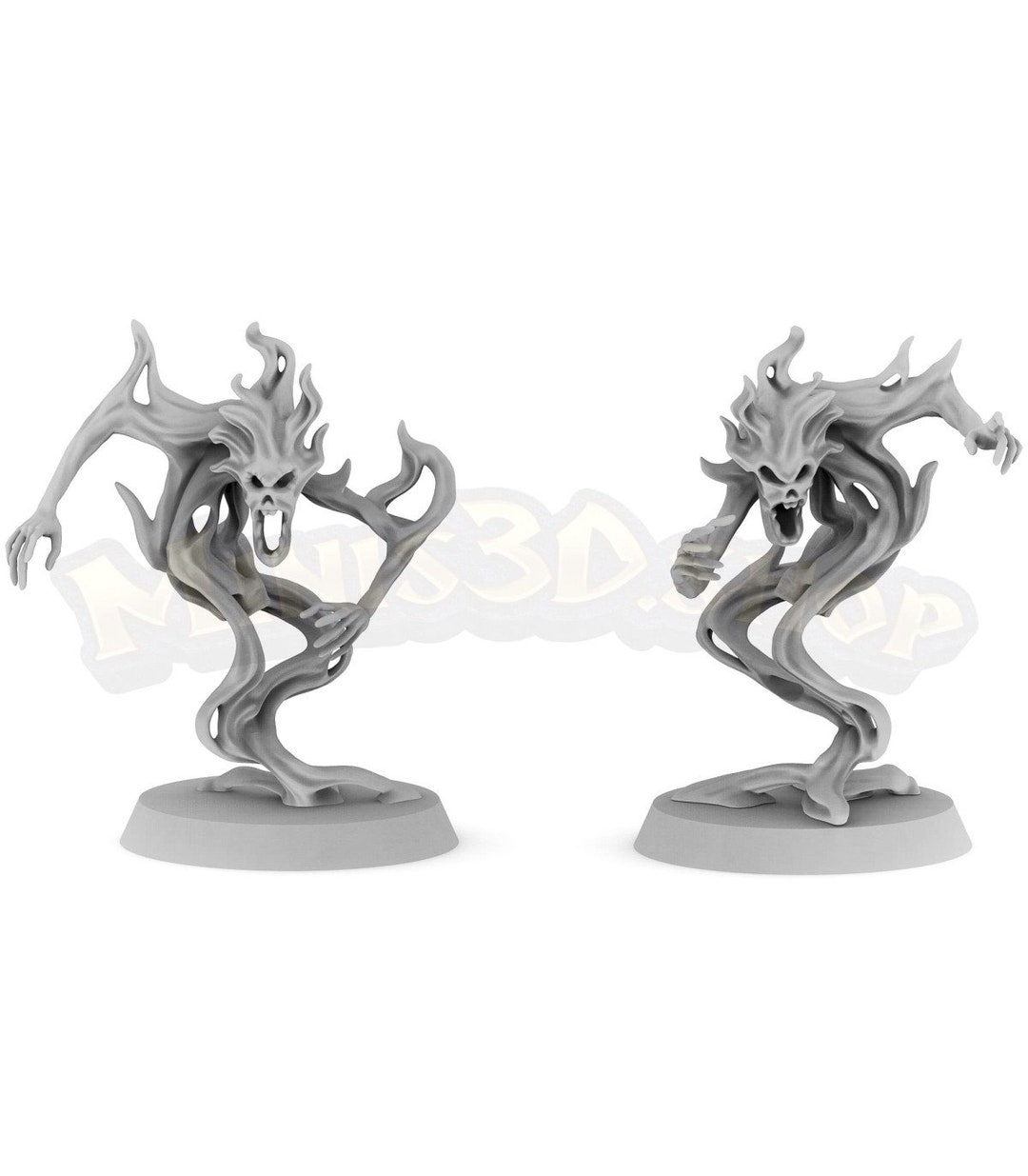 Screaming Ghosts Pack 2M GA035 - Etsy