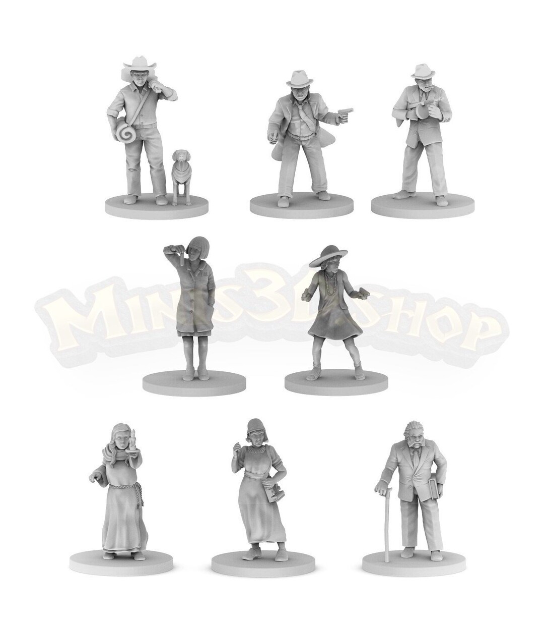 Investigator Pack 1 8 Minis HL063 - Etsy
