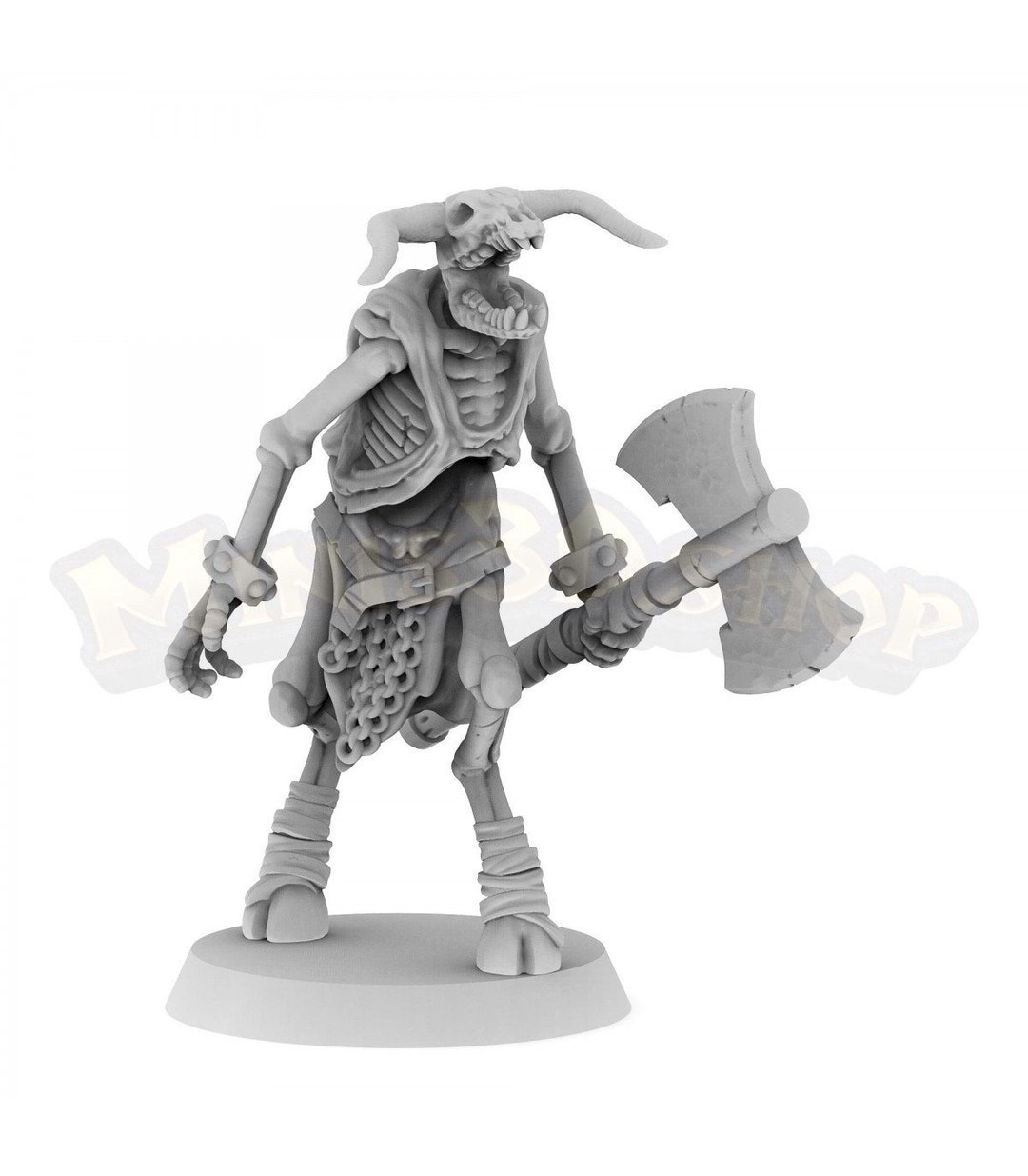 Minotaur Skeleton V2 CF276 - Etsy