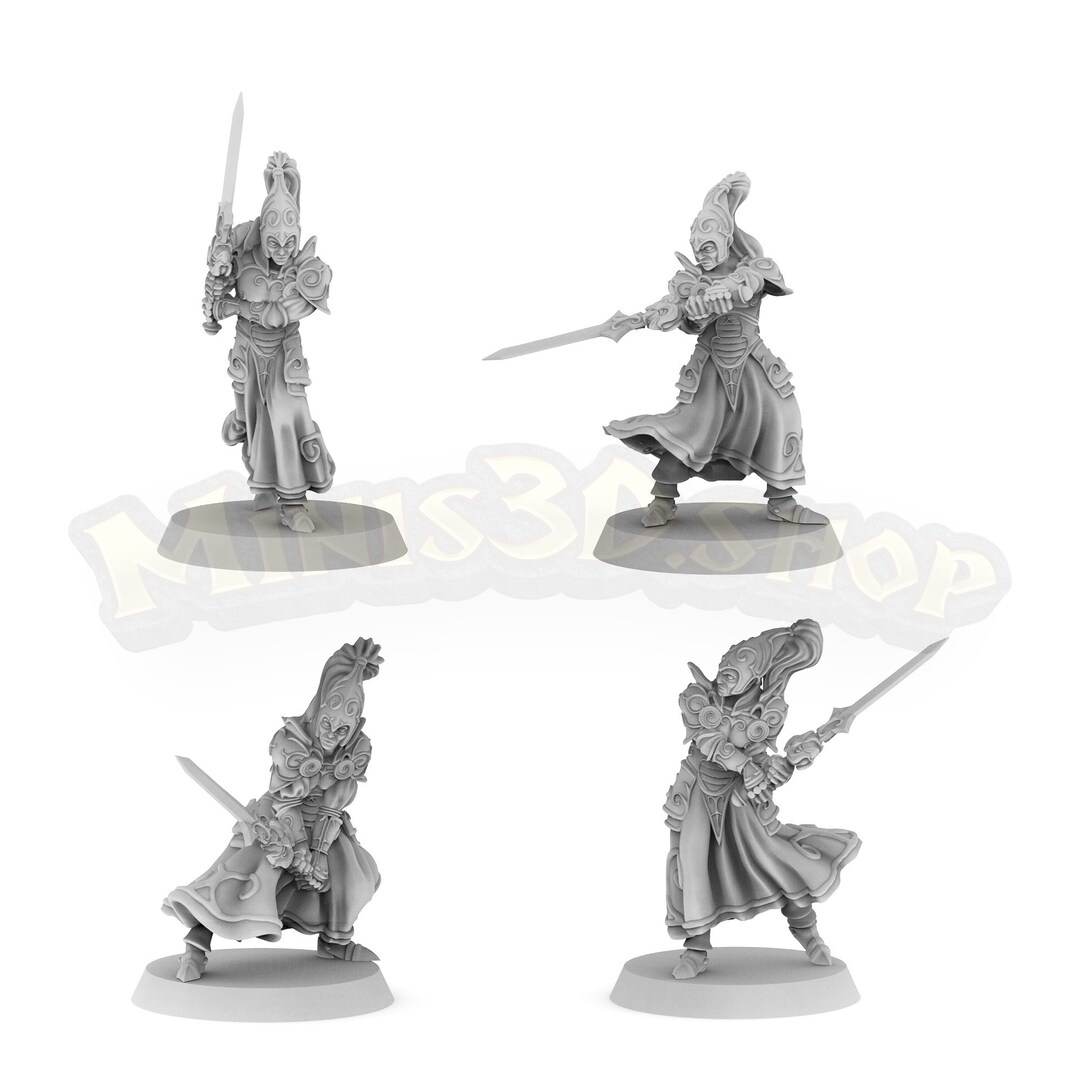 High Elf - HQ Dungeon by Minis3d - Etsy