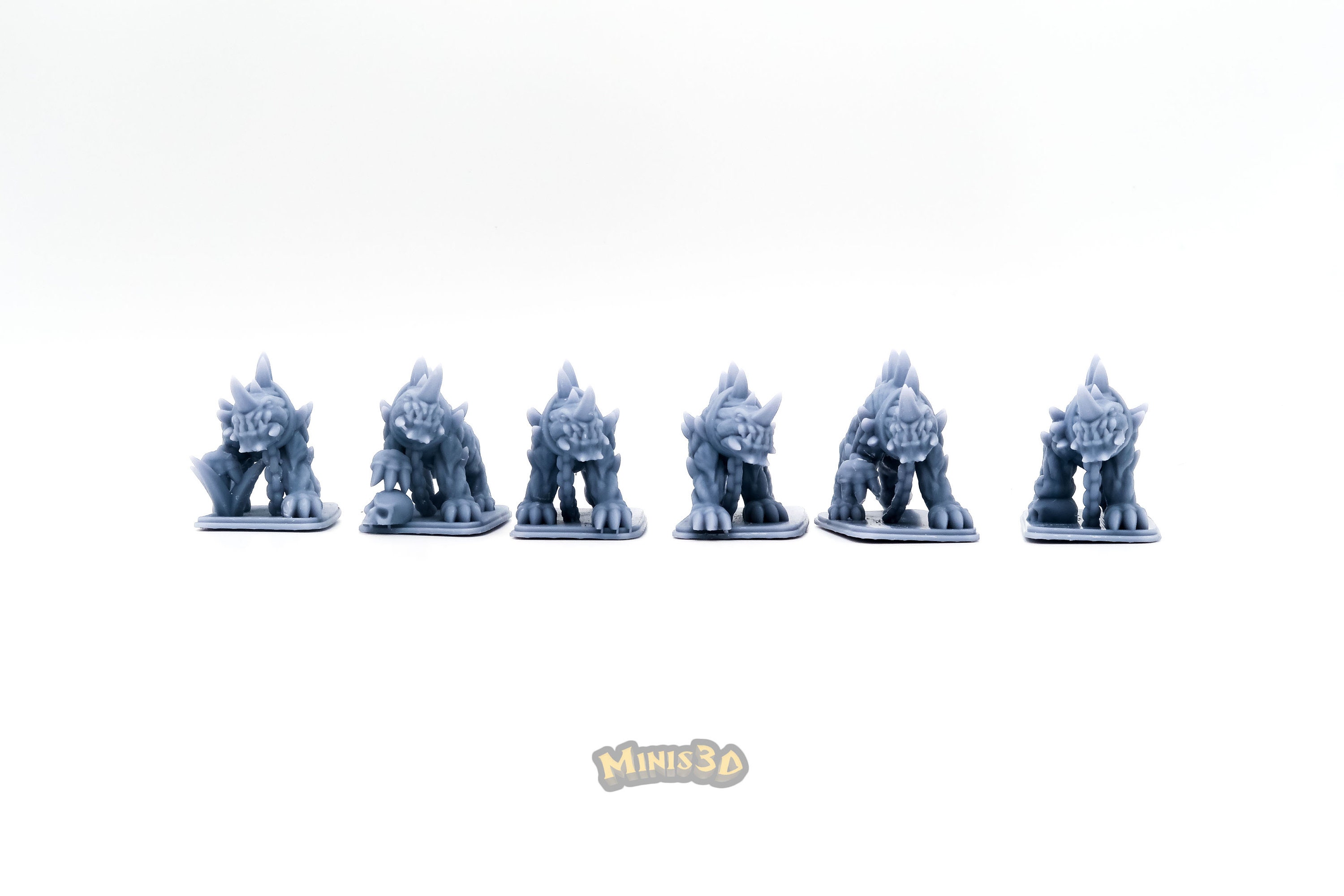 Infernal Hounds 2 - HQ Dungeon by Minis3d - Etsy
