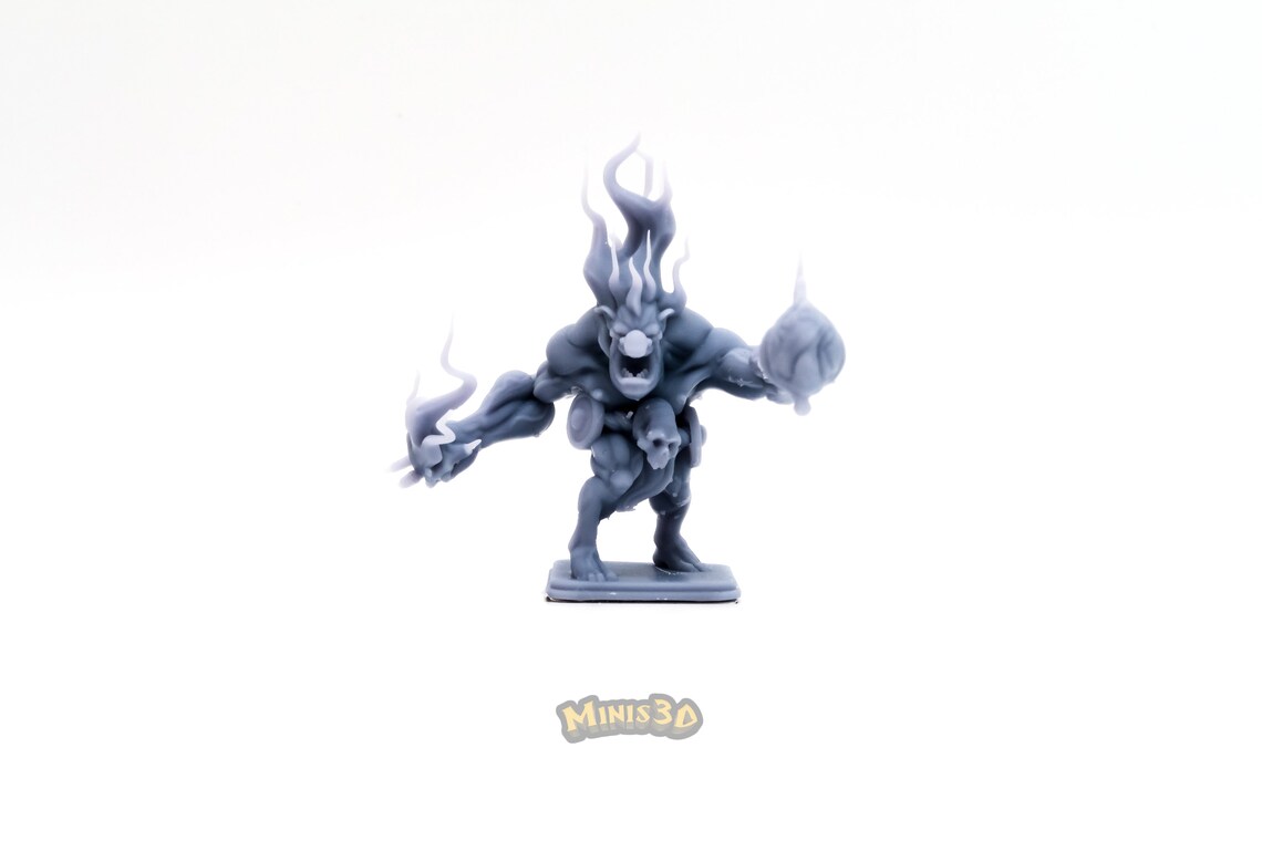 Troll Fire HQ Dungeon by Minis3d - Etsy