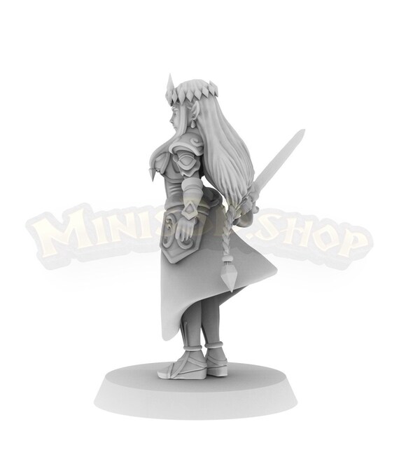 3d Dark Elf Princess