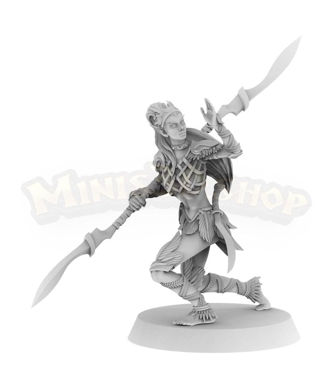 Naeriel, Clan Sylvaris Elf With Glaive CF796 - Etsy