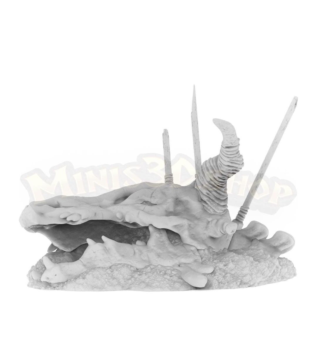 Corrupted Dragon Skeleton CF865 - Etsy