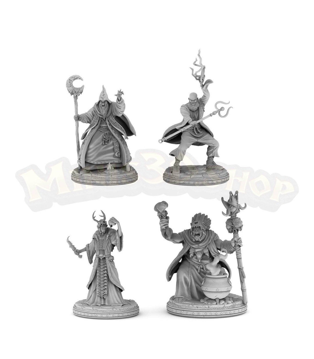 Sorcerers of Morcar Primal - Pack (4 M) PR067 - Etsy