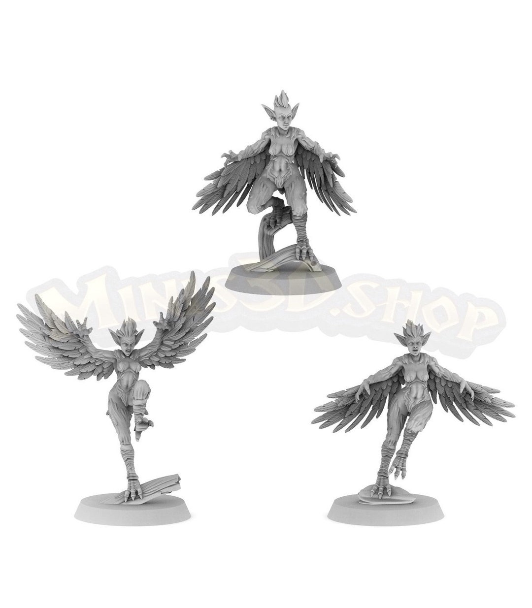 Harpies of the Lustful Flight Clan Pack 3M GA163 - Etsy