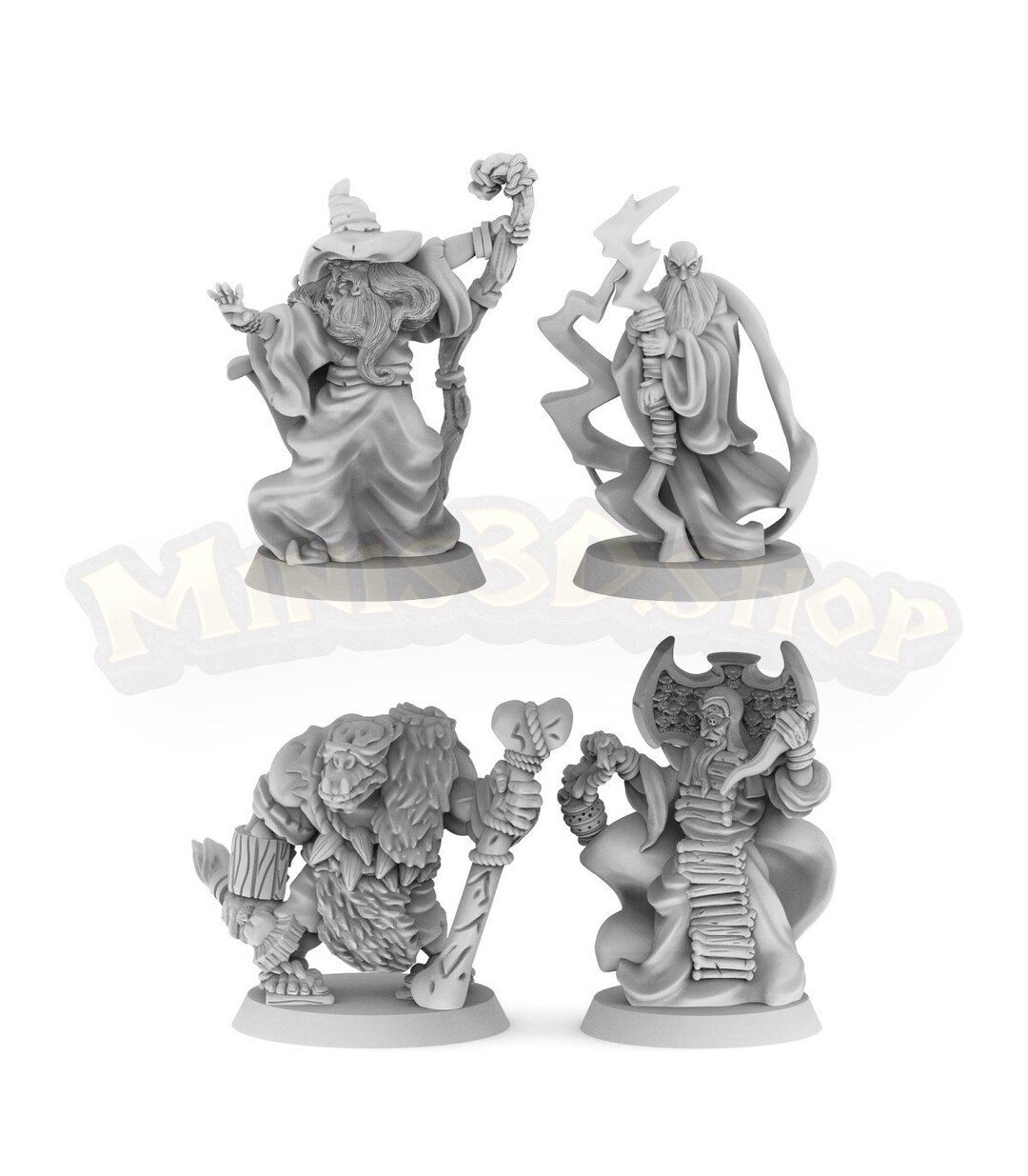 Sorcerers of Morcar Remake - Pack (4 M) FA049 - Etsy