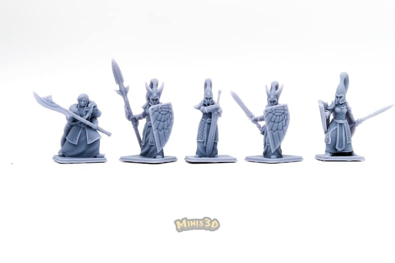 High Elf Female HQ Dungeon by Minis3d | Etsy