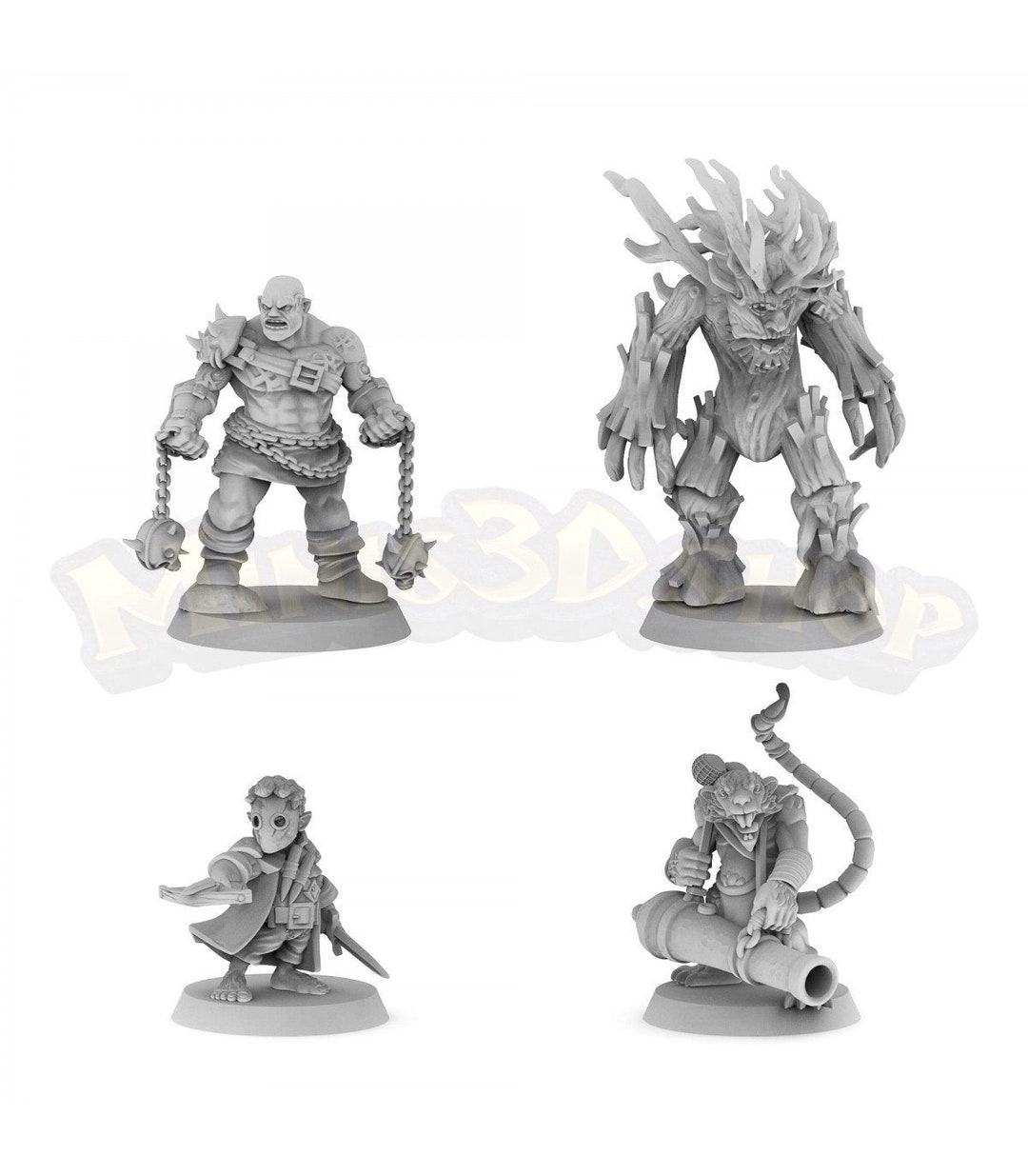Dungeon Guardians Pack 4M OP024 - Etsy