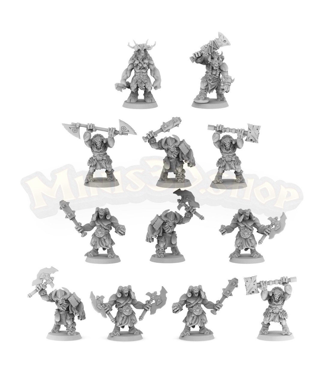 Beastmen pack 12m FA173 - Etsy