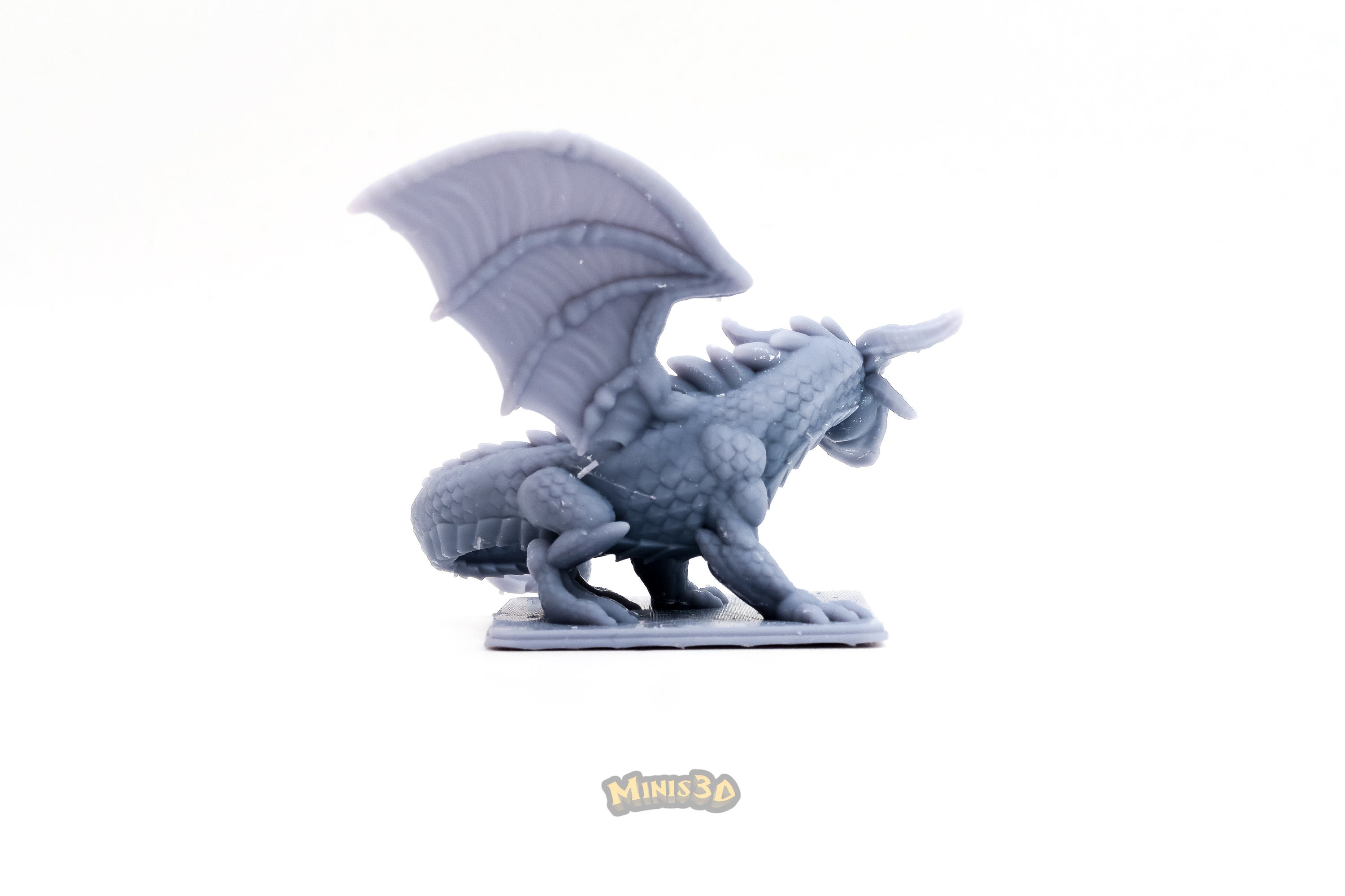Role Playing Miniatures Minis3D Cave Dragon Fire Dragon Custom ...