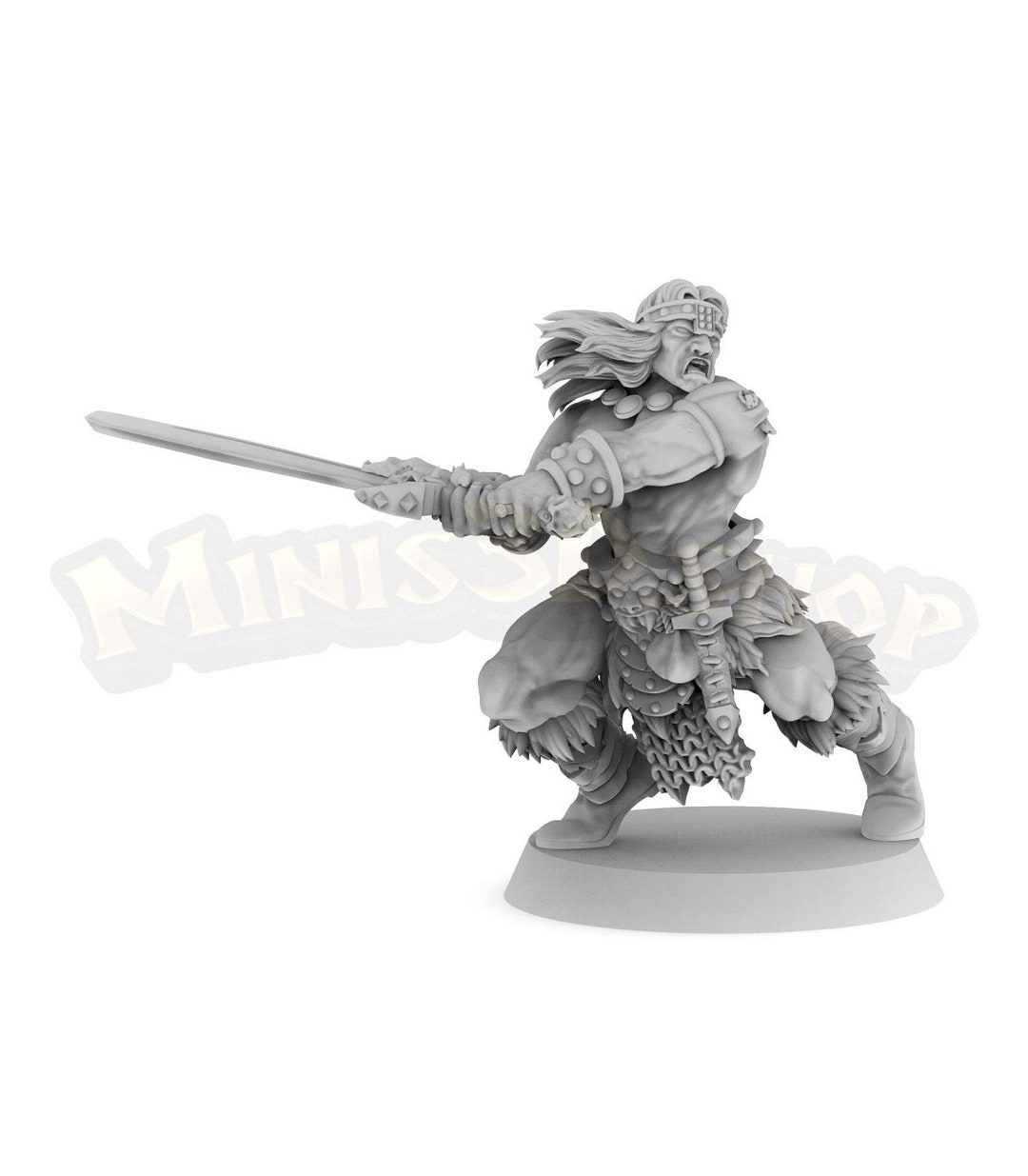 Barbarian Human Bonebreaker Brogan ME457 - Etsy